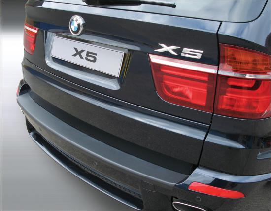 Ladekantenschutz mit Abkantung passend fur BMW X5 E70 mit M Paket ab BJ. 01.2007 bis 11.2013 nur fur Fahrzeuge mit M Paket M Sport ABS Farbe schwarz Aroba